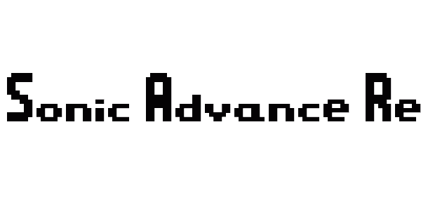 Sonic Advance Regular